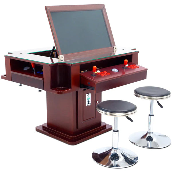 Elegant Tilt Cherrywood Cocktail Arcade Machine by Creative Arcades ...